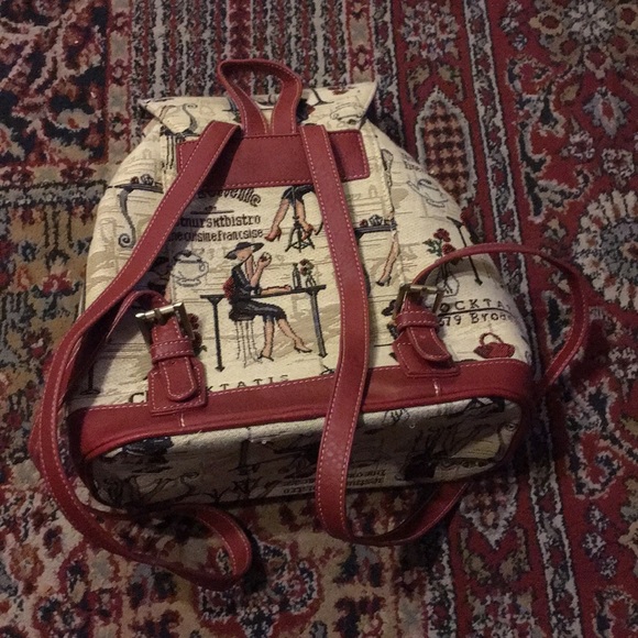 Signare | Bags | Signare Tapestry Cocktail Design Backpack Handbag ...